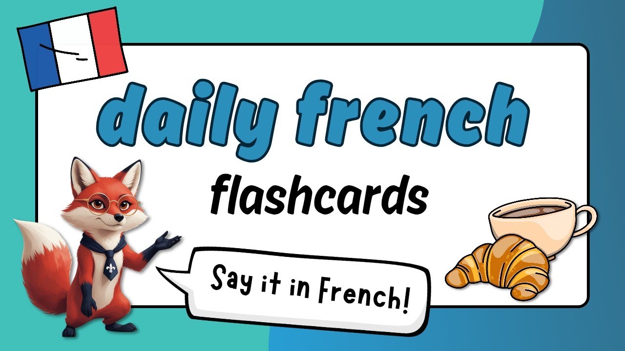 20 Essential French Phrases: Practice with Flashcard - YouTube