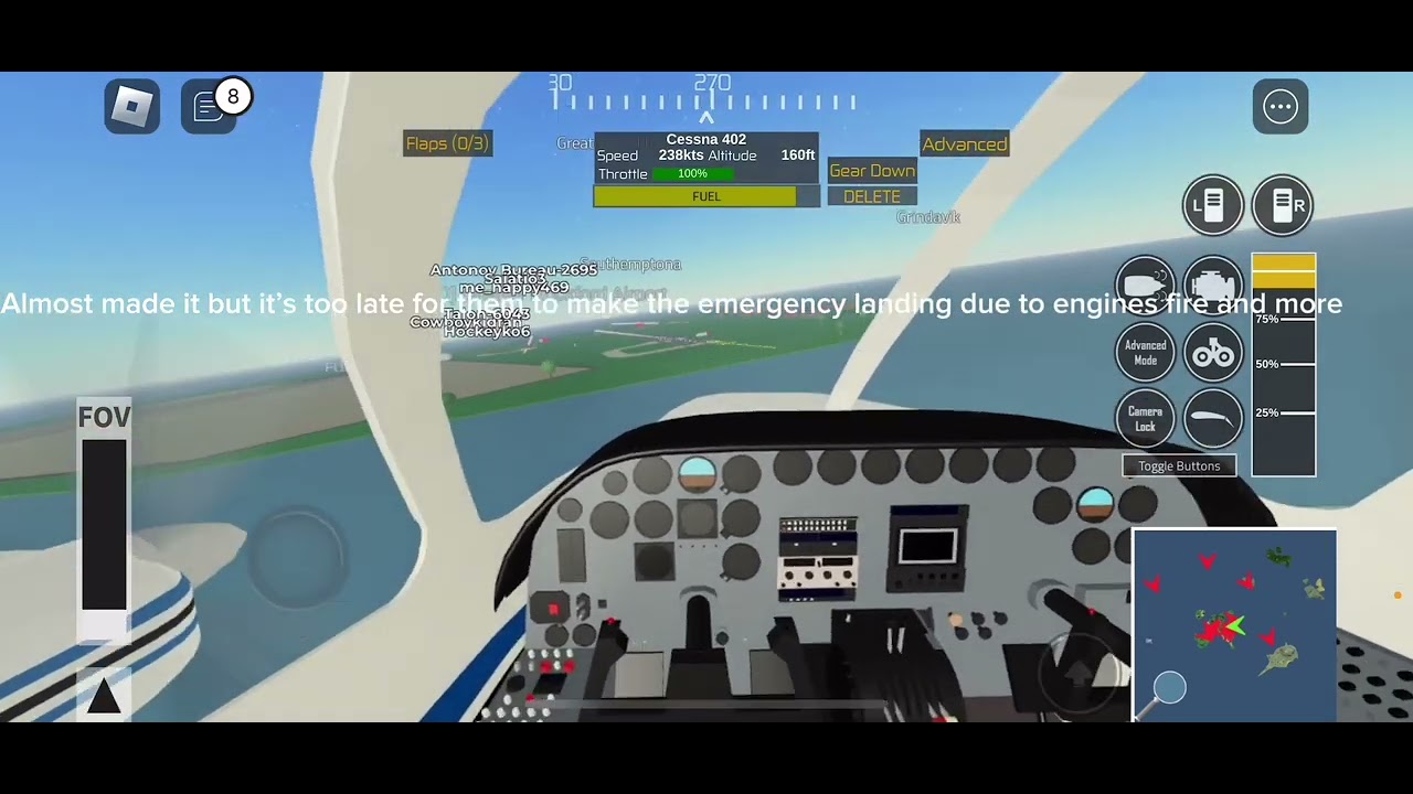 AIRPLANE SIMULATOR: Propair flight 420 Plane crash Remake @credits to # ...
