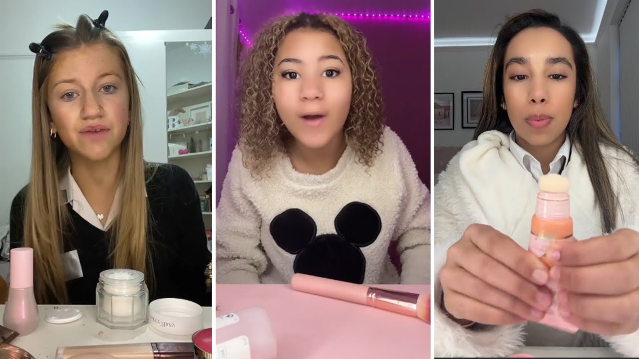 GRWM ( Get Ready With Me ) Makeup Tutorial Tiktok Compilation ️ ...