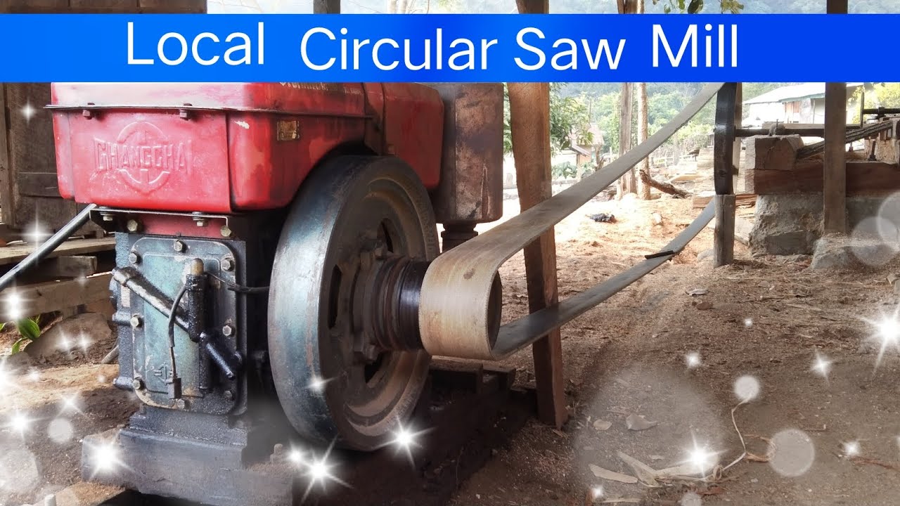 Cutting Big Log by Circular Saw Mill | Local Circular Saw Mill| MiN ...