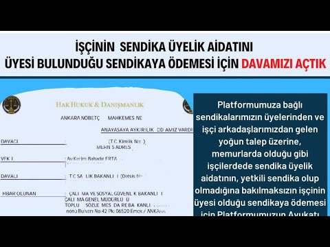 Bütün kamu işçilerini yakından ilgilendiren çok çok ÖNEMLİ DAVA AÇILMIŞTIR!
