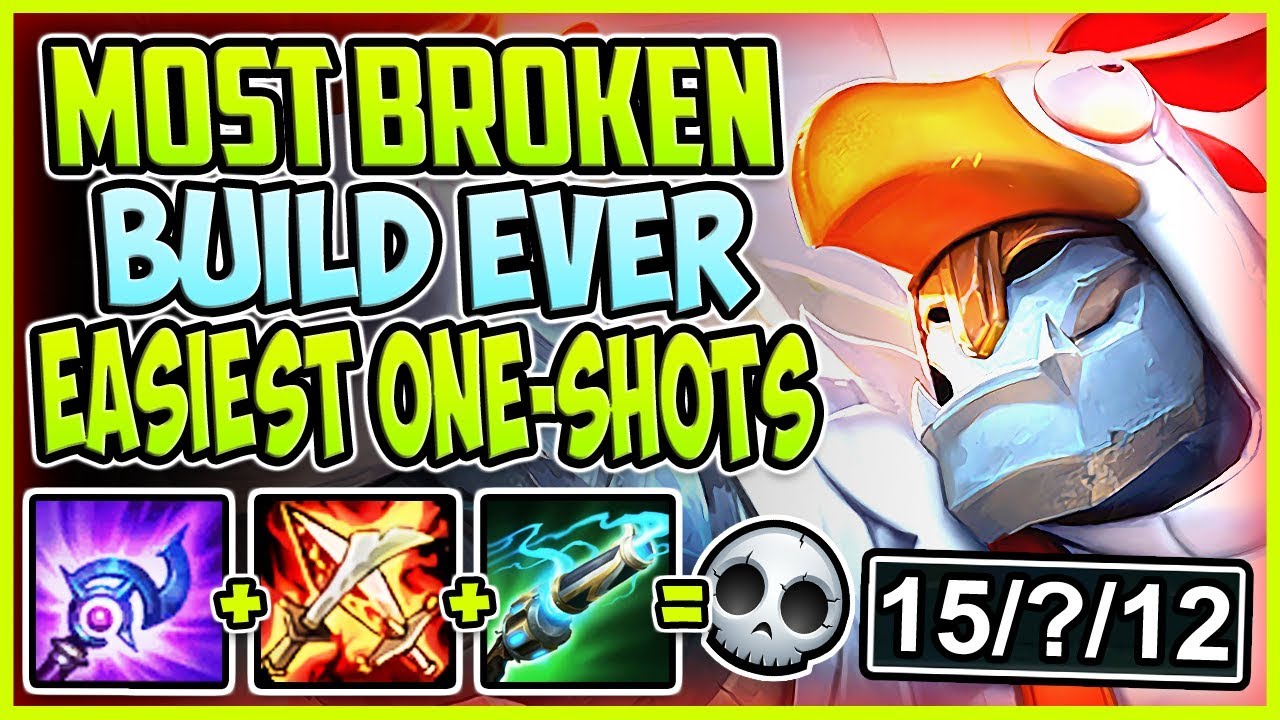 MOST BROKEN BUILD + DEADLY CHICKEN = EASIEST ONE-SHOTS | Top Galio ...