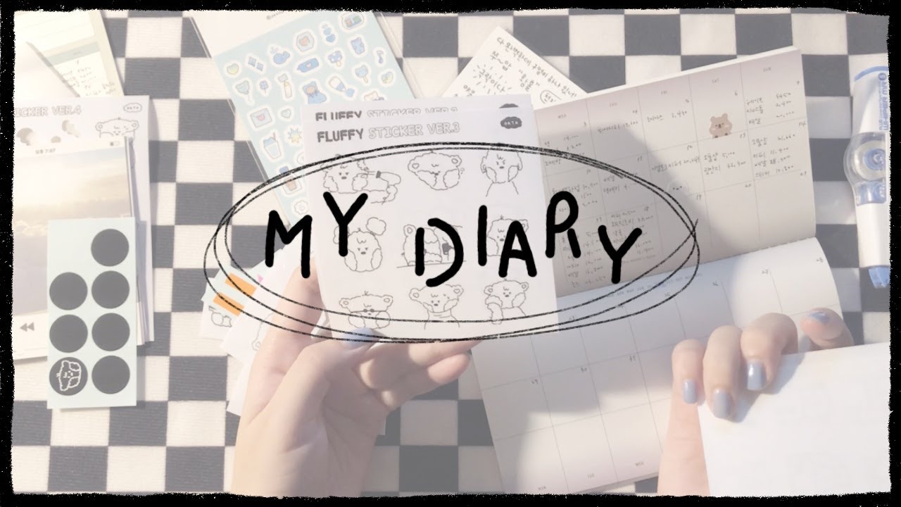 [MY DIARY] 아날로그키퍼 신상 다이어리 언박싱│귀여운 플루피 스티커 보실래요?│스크랩다꾸│다이어리꾸미기│잡지스크랩│journal with me│scrap diary ...