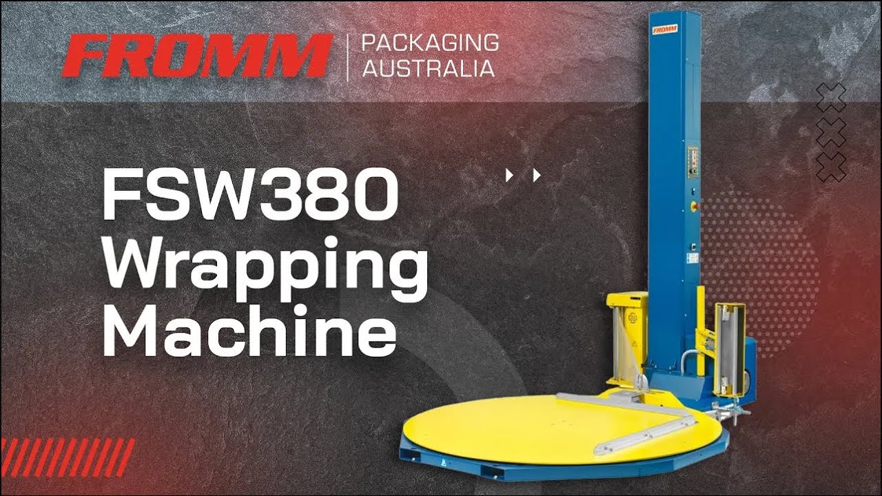 FROMM FSW380 Pallet Wrapping Machine - YouTube