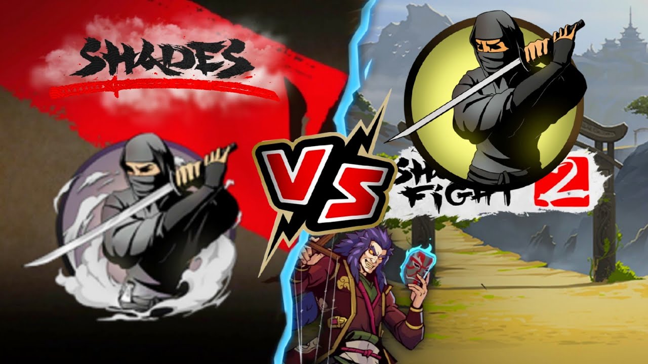 Shadow Fight 2 Ghost vs Shadow Fight Shades Ghost - YouTube