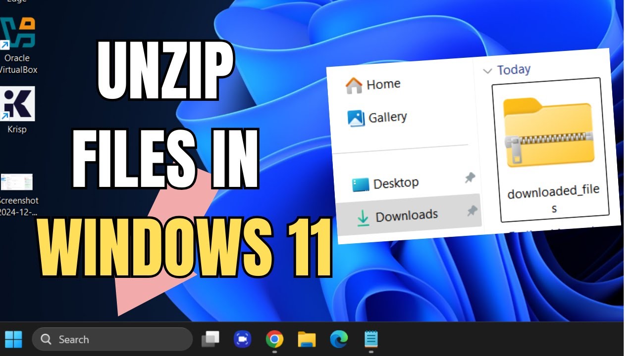 How to Extract Zip Files in Windows 11 Without Software – Easy Tutorial ...