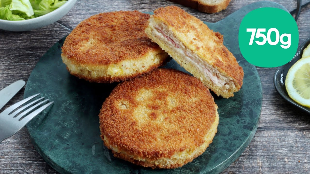 Recette du croque cordon bleu - 750g - YouTube