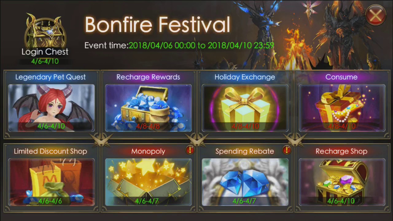 Bonfire Festival Event - Legacy of Discord - YouTube