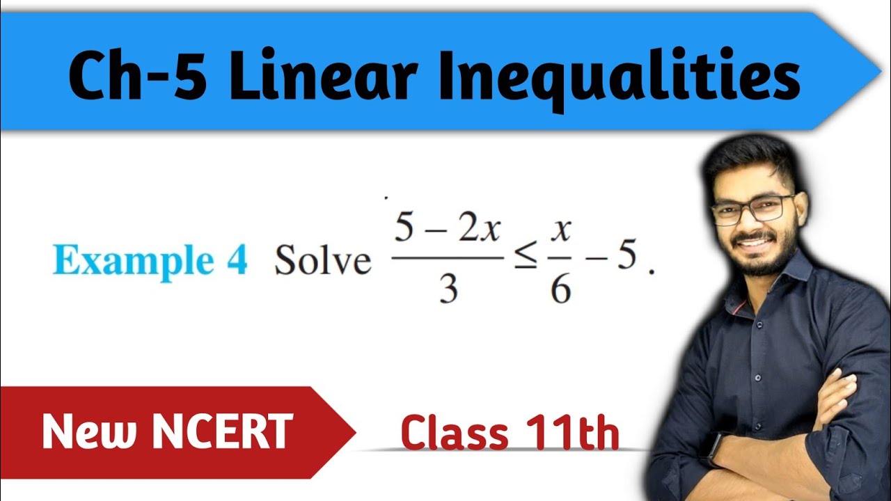 Class 11 Example 4 of Linear Inequalities || Chapter 5 Linear ...