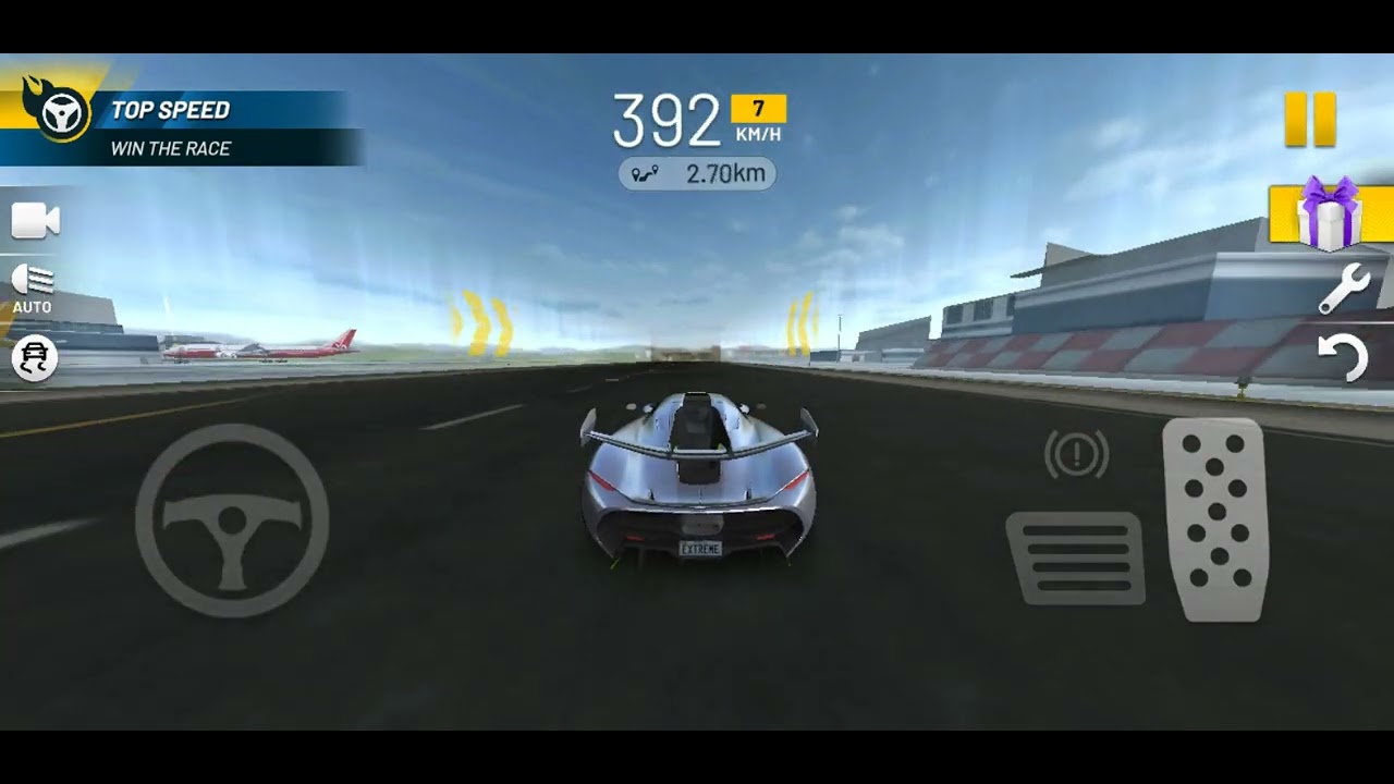 Car VS Airplane in airport - YouTube