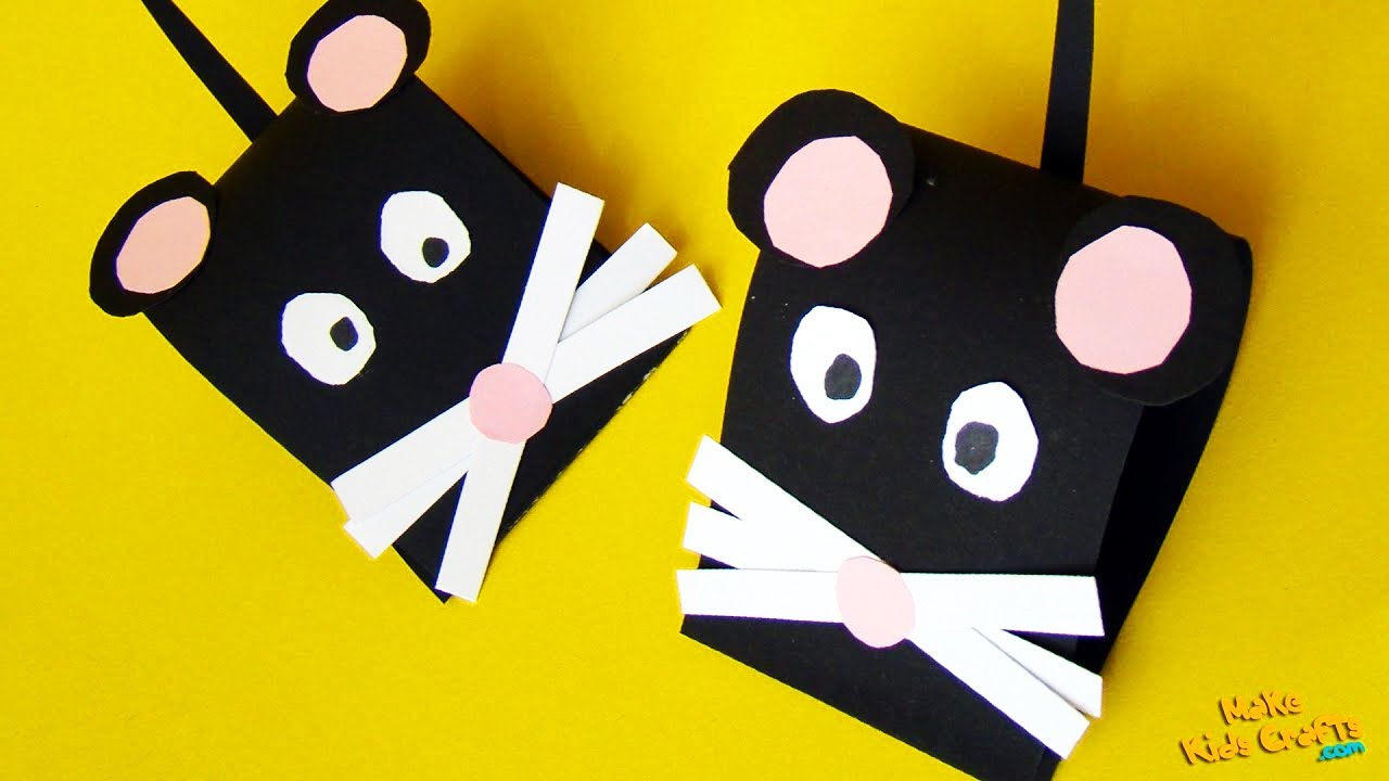 Mouse Craft for Preschoolers | PAPER MOUSE Craft | Mouse craft ideas ...