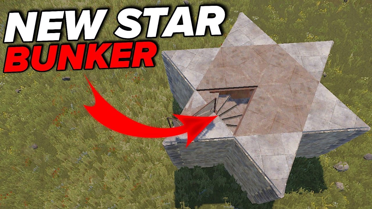 NEW STAR BUNKER / Rust BASE DESIGN Solo - YouTube