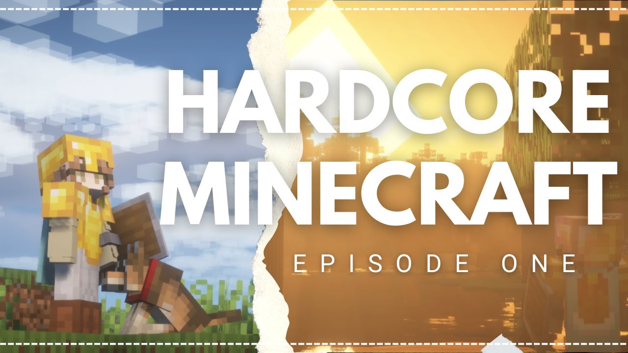 Starting My Very First Hardcore Minecraft BUT.. I'm NOT a Pro ...