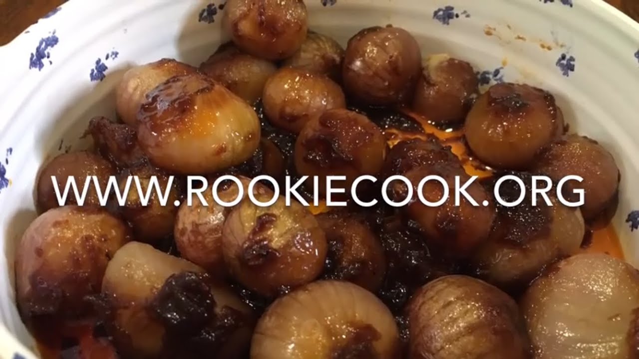 Italian Braised Shallots - YouTube