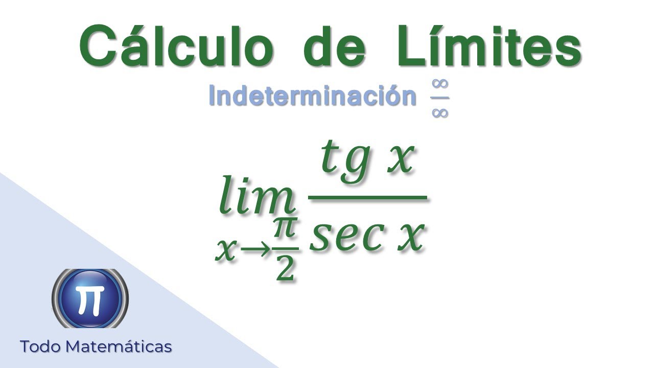 Cálculo de límites - Indeterminación infinito partido infinito - YouTube