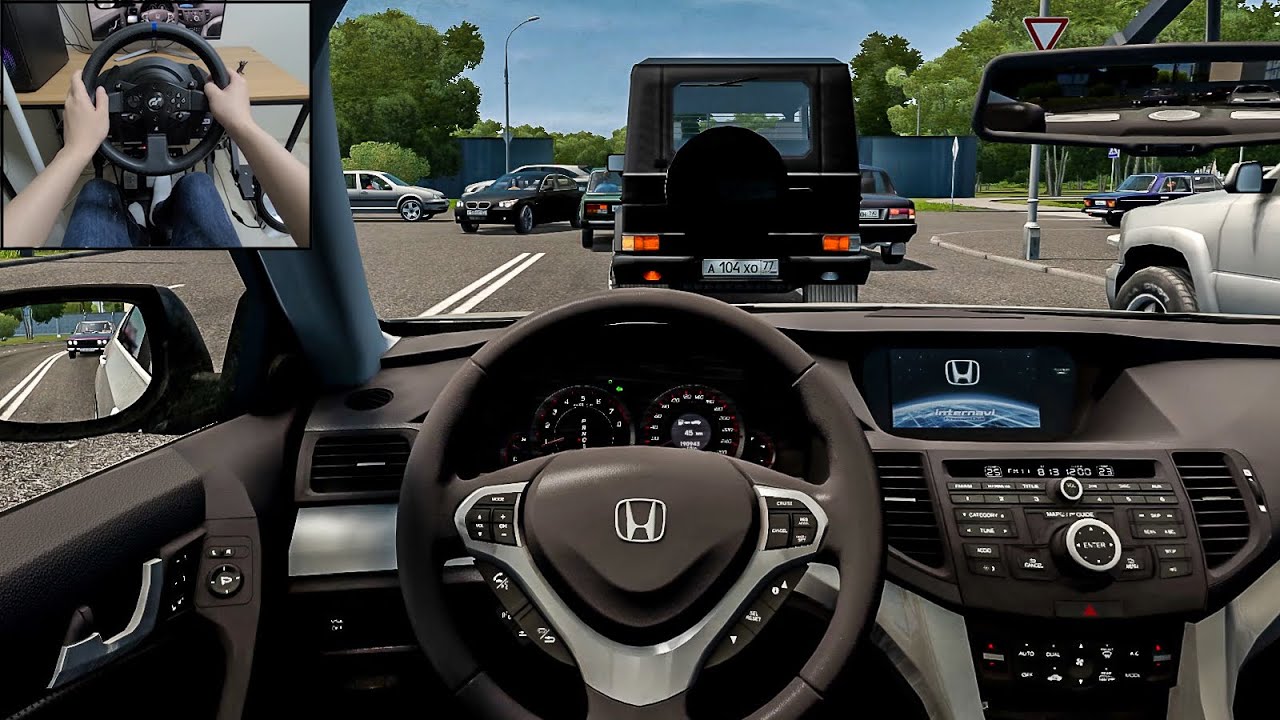 City Car Driving - 2011 Honda Accord [Steering wheel gameplay] - YouTube
