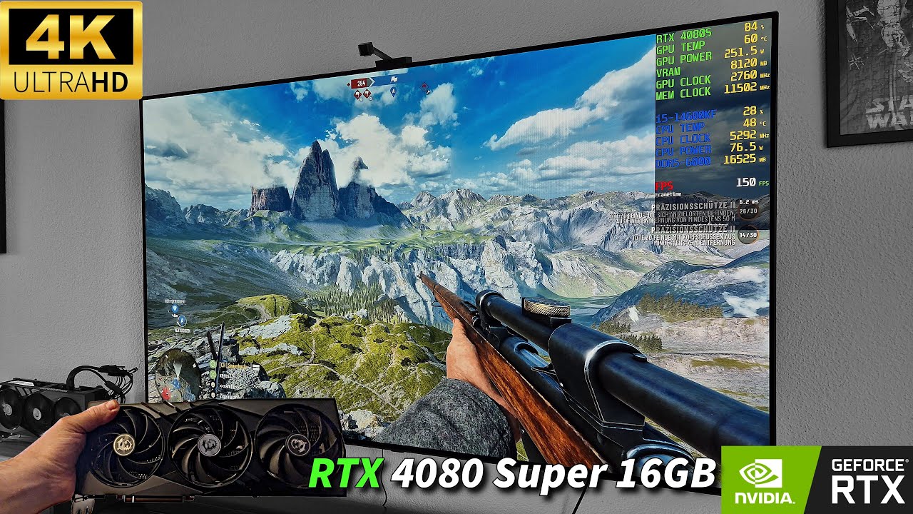 Isonzo | RTX 4080 Super 16GB | LG OLED 65CX 65" | POV - YouTube