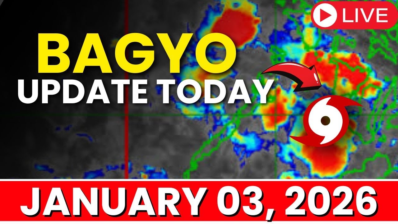 Bagyo Update Today January 03, 2026 | Low Pressure Area in the ...