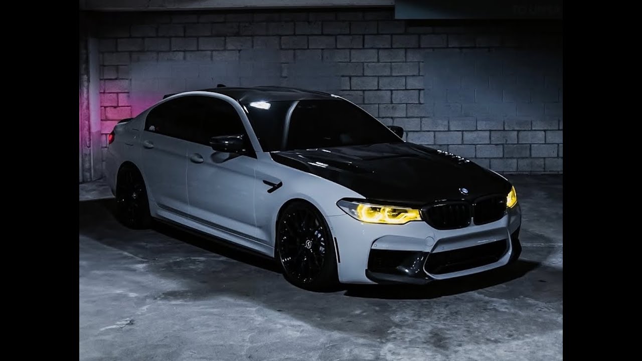 NIGHT DRIVE BMW M5 COMPETITION * EXHAUST AND ROLLERS* - YouTube