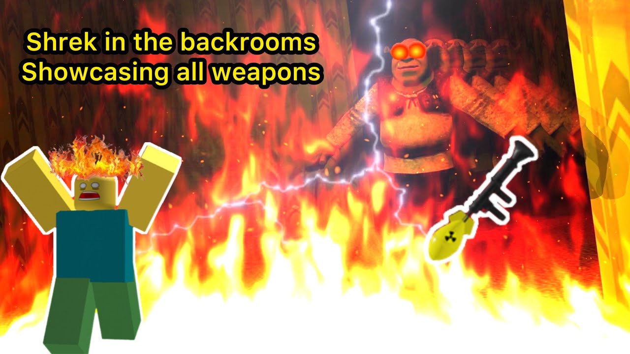 Rating All Weapons In Shrek In The Backrooms Roblox - YouTube