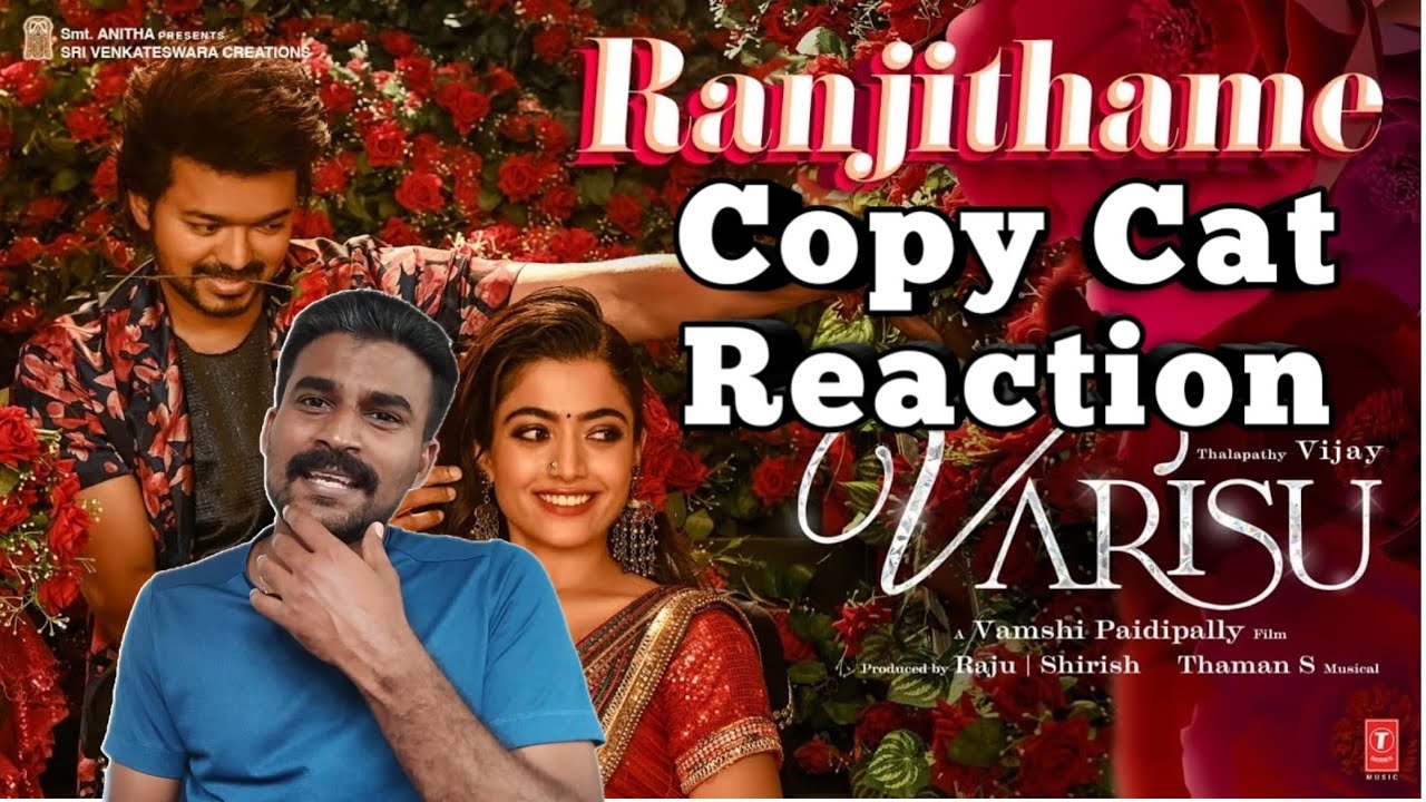 Ranjithame Song - Varisu | Thalapathy Vijay | Rashmika | Vamshi ...