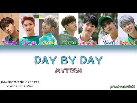 MYTEEN (마이틴) - DAY BY DAY (짜장면) Color Coded Lyrics [HAN/ROM/ENG]]