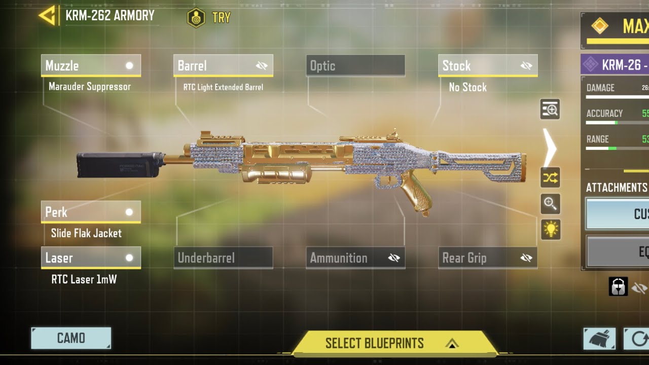 Using the buffed krm ( hip fire build ) #krm262 #codm #kream262 #6969 ...