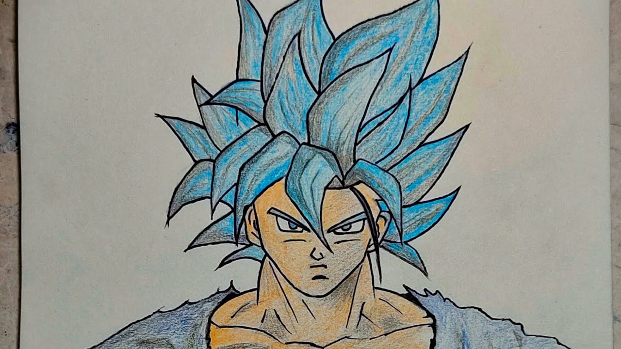 how To Draw Goku an angry face @Goku.3D.Animation #goku#anime# ...