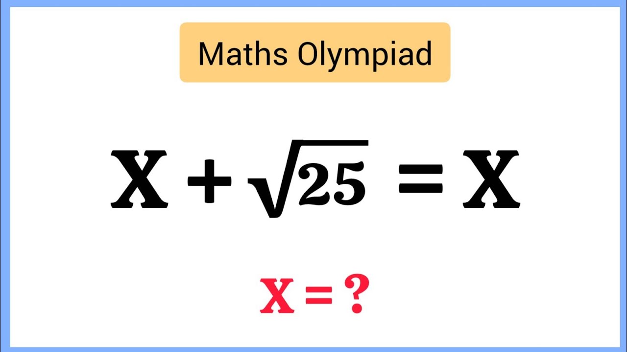 Germany | A Nice Mathematics Olympiad Question | Algebra Simplification ...
