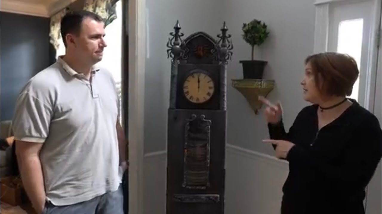 Custom Made Halloween Decoration Grandfather Clock Prop ...