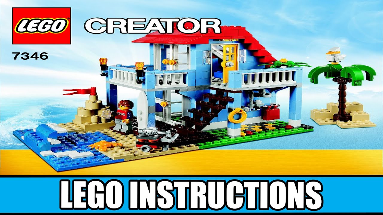 LEGO Instructions - Creator - 3 in 1 - 7346 - Seaside House (Book 1 ...