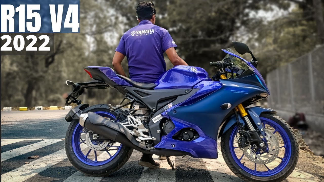 YAMAHA R15 V4 : 18 BHP | 155 LC SPEED | TCS | MiNi SuPeR bike. - YouTube