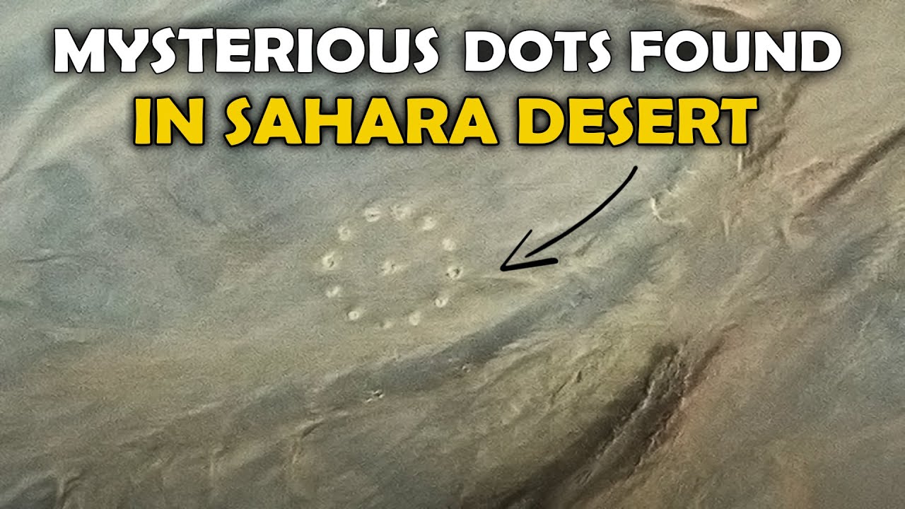 Who made these mysterious shapes in Sahara desert ? - YouTube