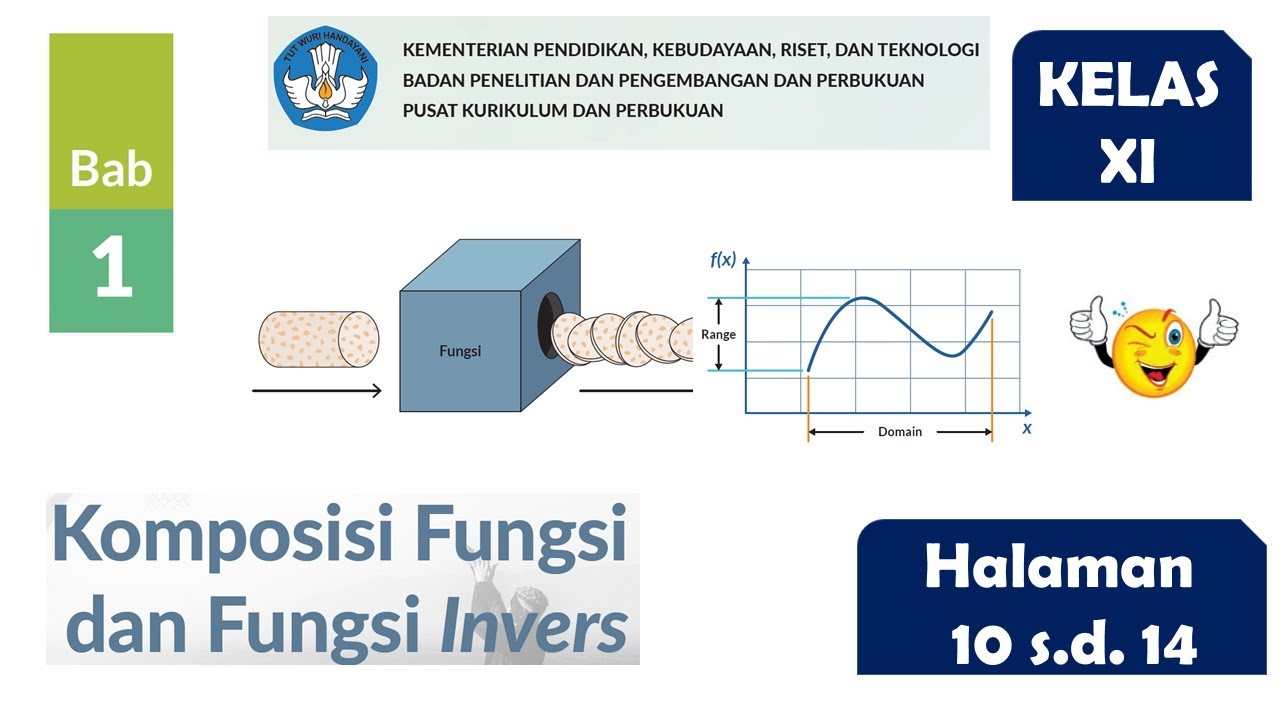 (Part 2) FUNGSI INVERS DAN KOMPOSISI FUNGSI MATEMATIKA KELAS 11 # ...