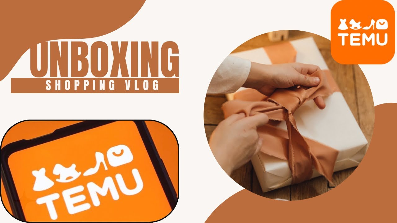 Unboxing my TEMU package/shopping - YouTube