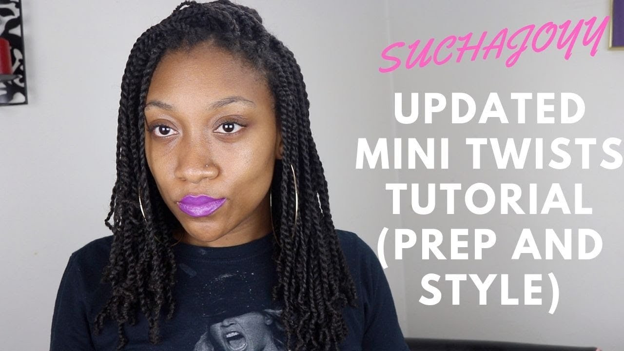 BEST MINI TWISTS ON TYPE 4 THICK HAIR - YouTube
