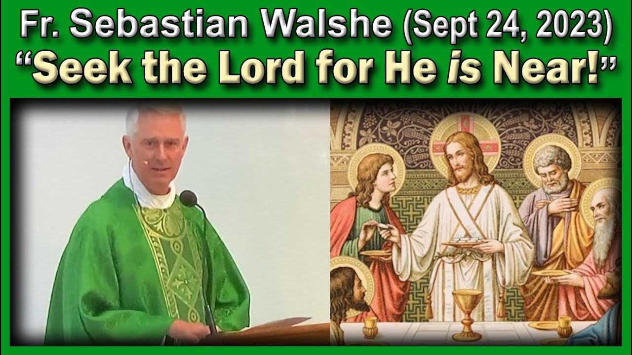 Catholic Answers (2023-09-24) - Fr. Sebastian on the Eucharist - YouTube