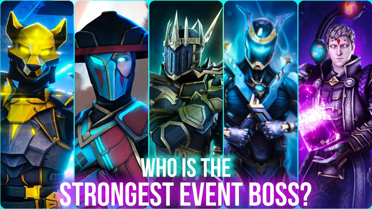 Shadow Fight 3•Top 7 Strongest Event Bosses?🔥😈 - YouTube