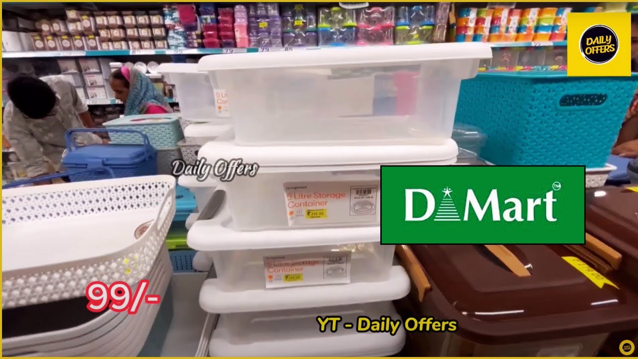 Dmart Latest Collection | Dmart vlog 🛍️|| Dmart Container,Organiser ...