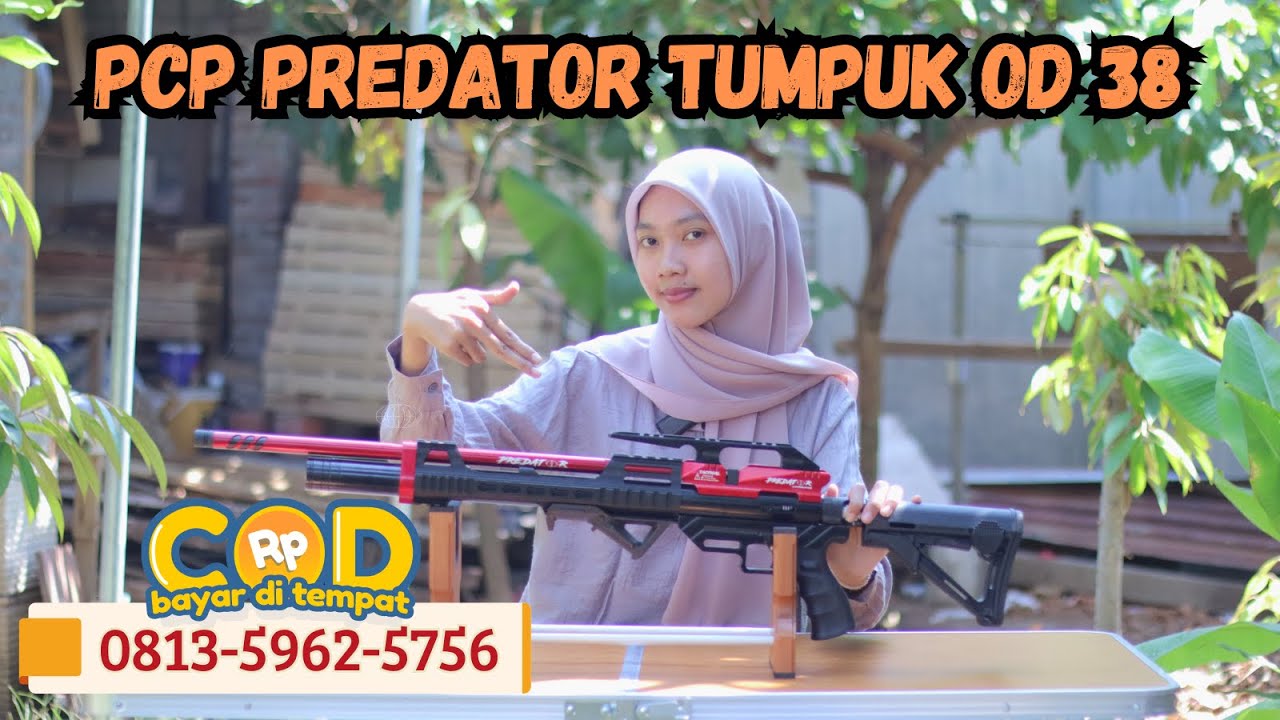 Senapan Angin PCP Predator Tactical OD 38 Promo Paket Lengkap Senapan ...
