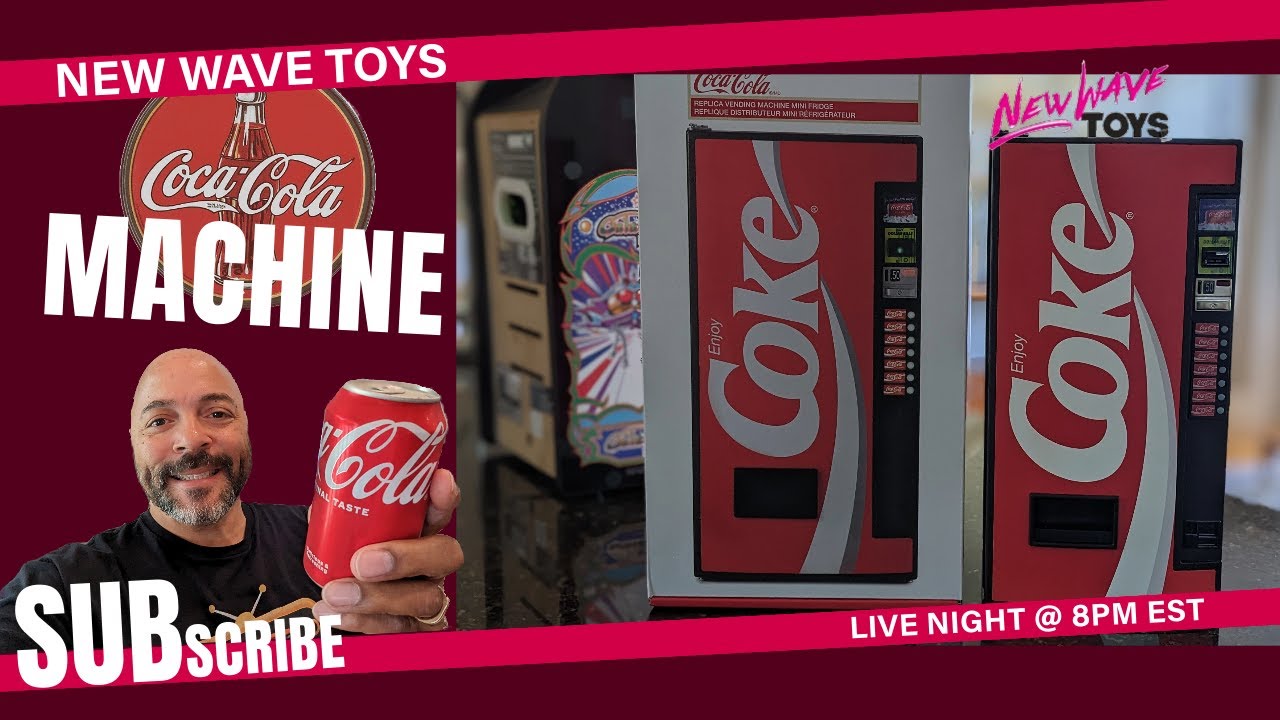 New Wave Toys Classic Coke Machine - YouTube