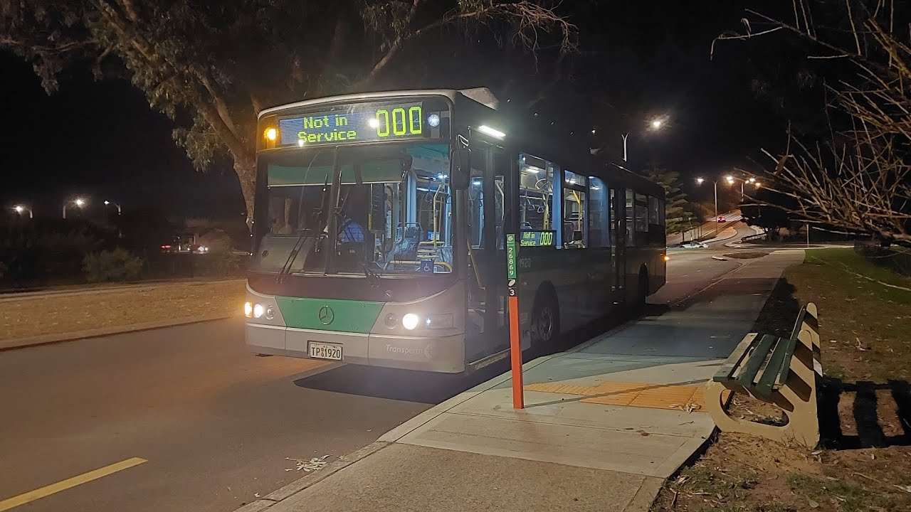 Transperth TP1920 Mercedes-Benz OC500LE CNG loud ZF - YouTube