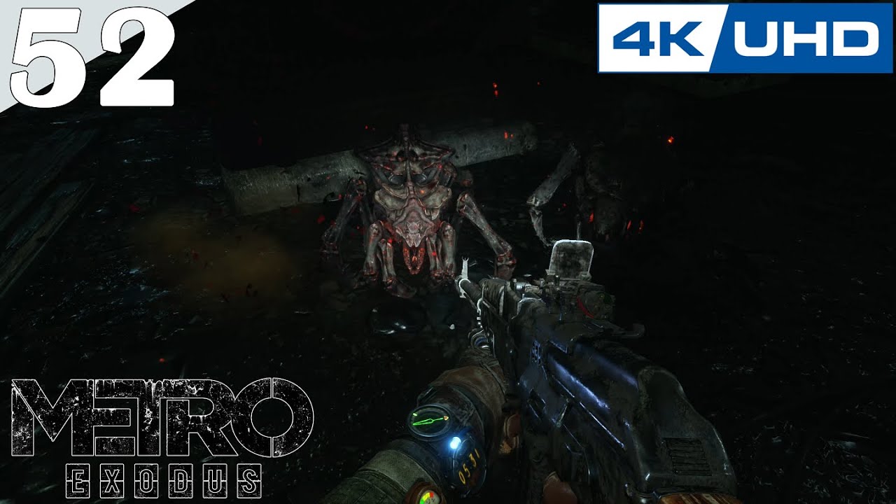 Metro: Exodus - 100% Playthrough - Part 52 - MORE MUTANT SPIDERS ...