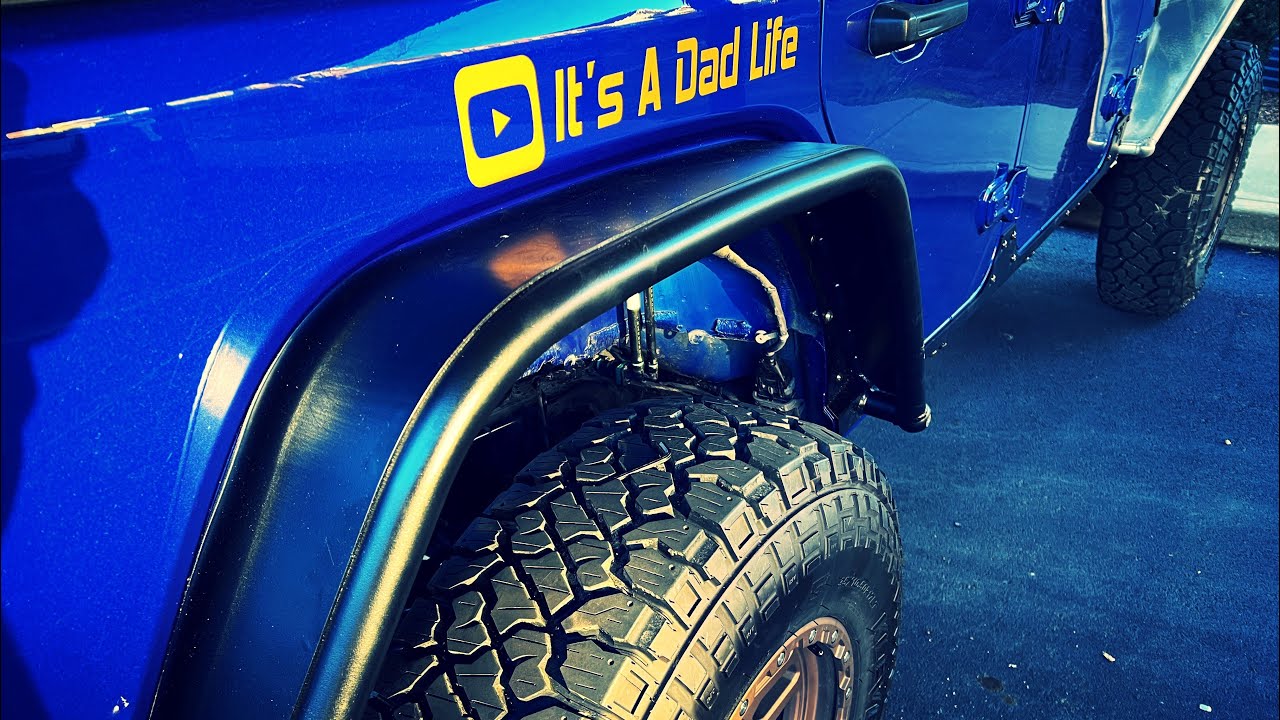 Installing the Metalcloak Overland Tube Fender on the JLU! - YouTube