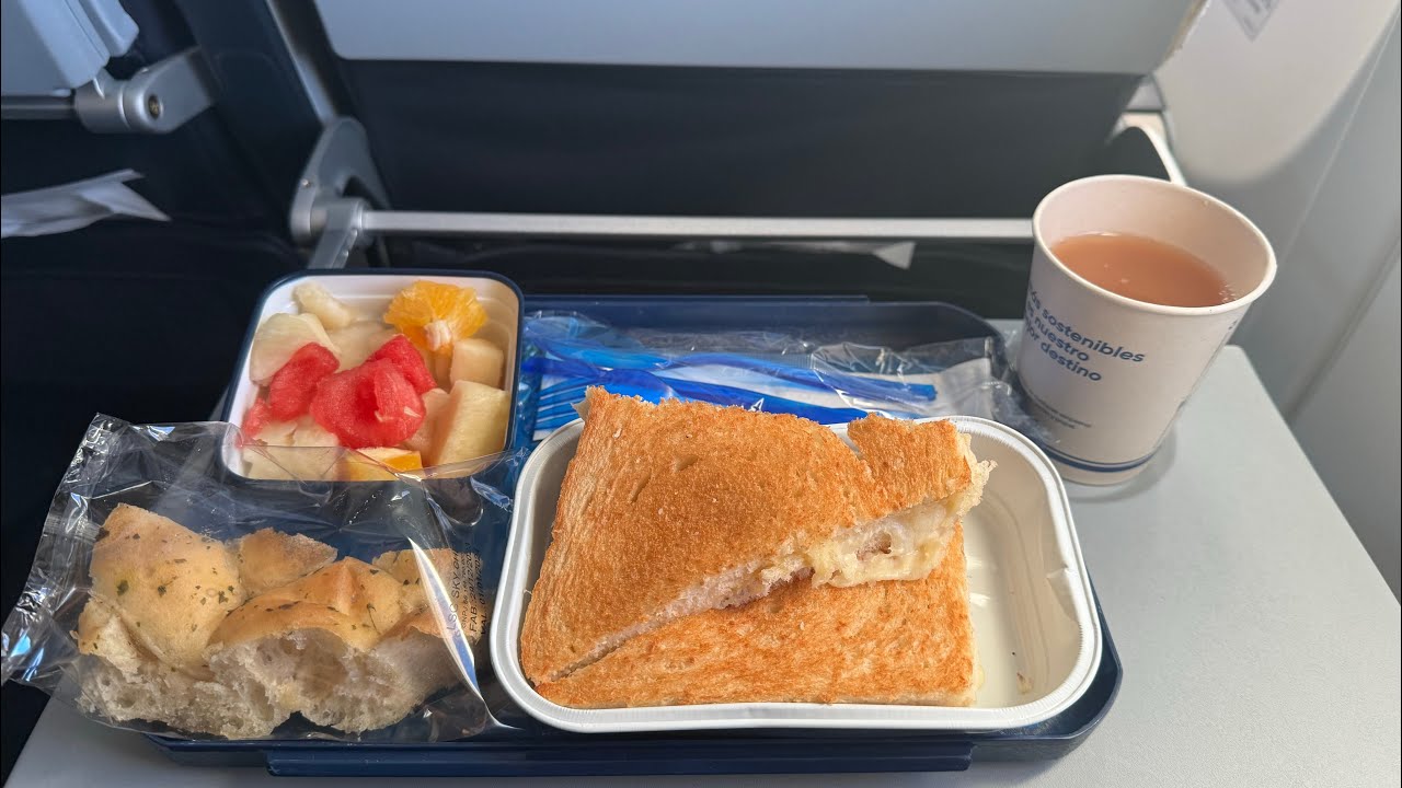 Meal Monday's - Copa Airlines Meal Service GRU-PTY Economy Class - YouTube