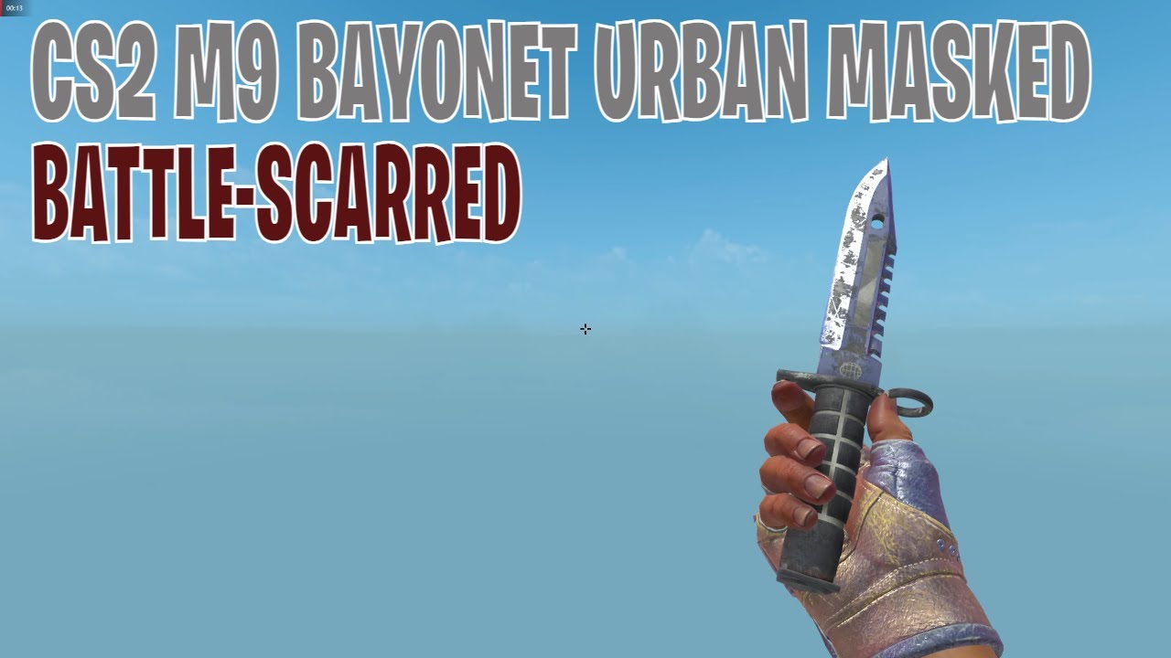 M9 Bayonet Urban Masked (Battle-Scarred) | CS2 Skin Showcase #425 - YouTube