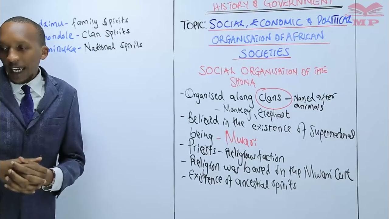 HISTORY FORM 2_SOCIAL,ECONOMIC AND POLITICAL ORGANIZATION OF AFRICAN ...