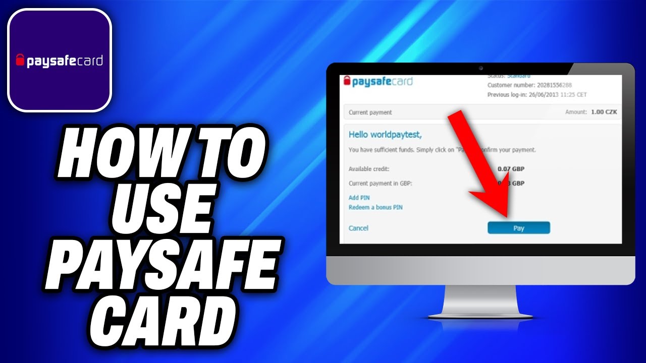 How To Use Paysafe Card (2024) - Easy Fix - YouTube