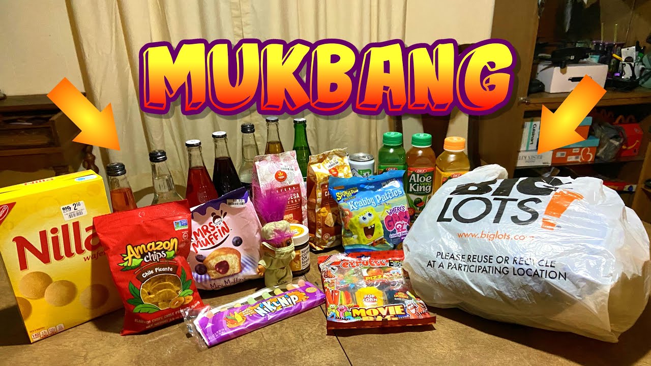 BIG LOTS SNACKS HAUL! (MUKBANG VLOG 2020) - YouTube