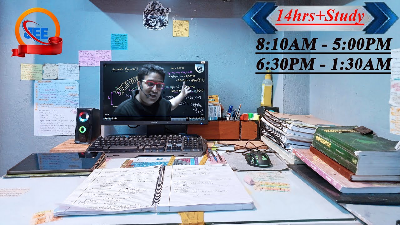 📚 14 HOURS | Study With Me LIVE ! 👨🏻‍💻 JEE2025 📚 👨‍⚕️NEET2025 📖 | #jee ...